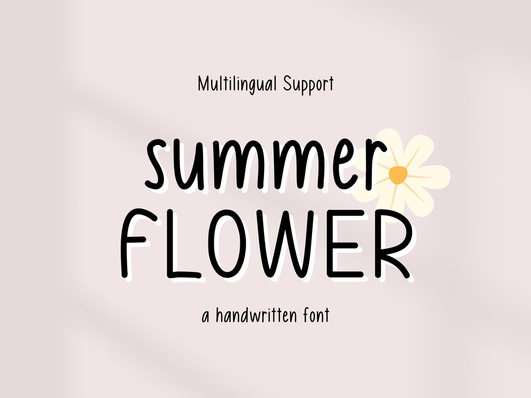 Whimsical Handwritten Font Script, Handwriting Font, Quirky Font for ...