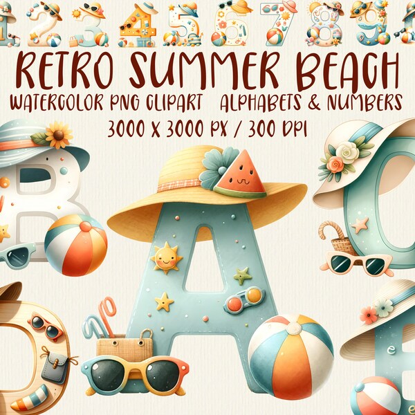 Retro Alphabet - Etsy