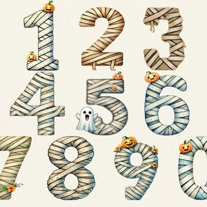 Halloween Mummy Alphabet PNG, Halloween Doodle Alphabet, Halloween ...