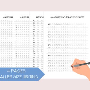 Architectural Handwriting Worksheets: Post Modern Font (PDF/PNG) - Etsy
