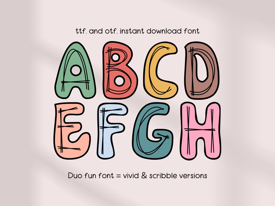 Teacher Alphabet Back to School Letter Scribble Doodle Alphabet Letters ...