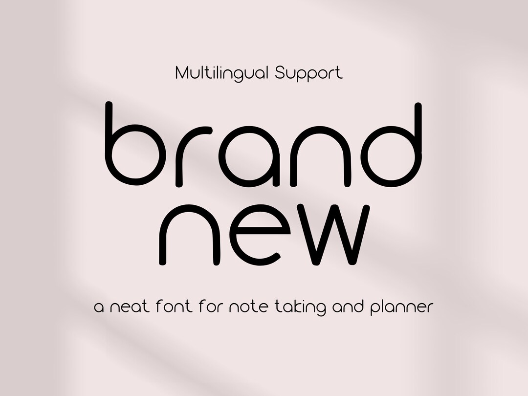 Neat Handwritten Font: Multilingual, Digital Planner (TTF, OTF) - Etsy