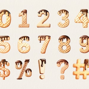 Ice Cream Alphabet Letters PNG SVG Bundle, Chocolate Magical Candy ...