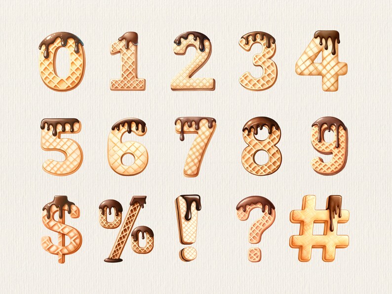 Ice Cream Alphabet Letters PNG SVG Bundle, Chocolate Magical Candy ...