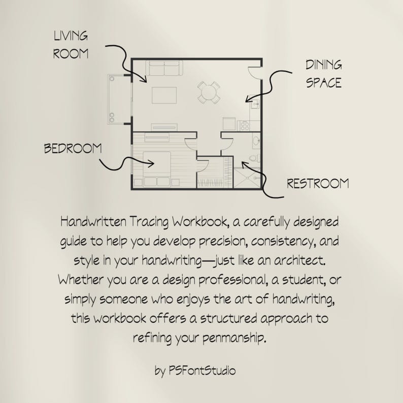Architectural Handwriting Worksheet: Lettering Practice (printable PDF ...
