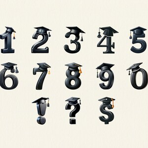 Graduation Alphabets for Banners Announcement Party Decor, Graduate ...