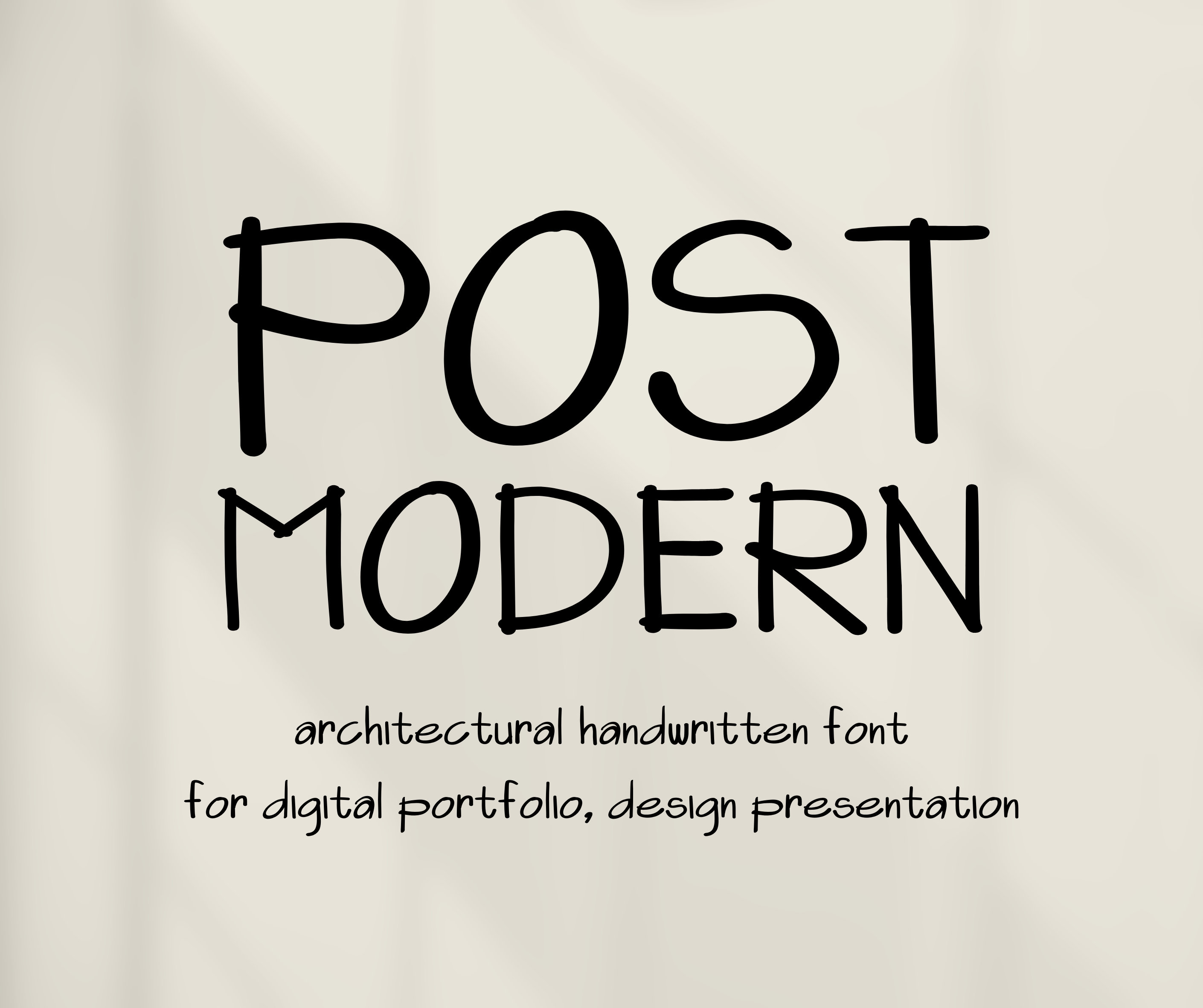 Architecture Font | Handwritten Font for Designers | Canva & Autocad ...