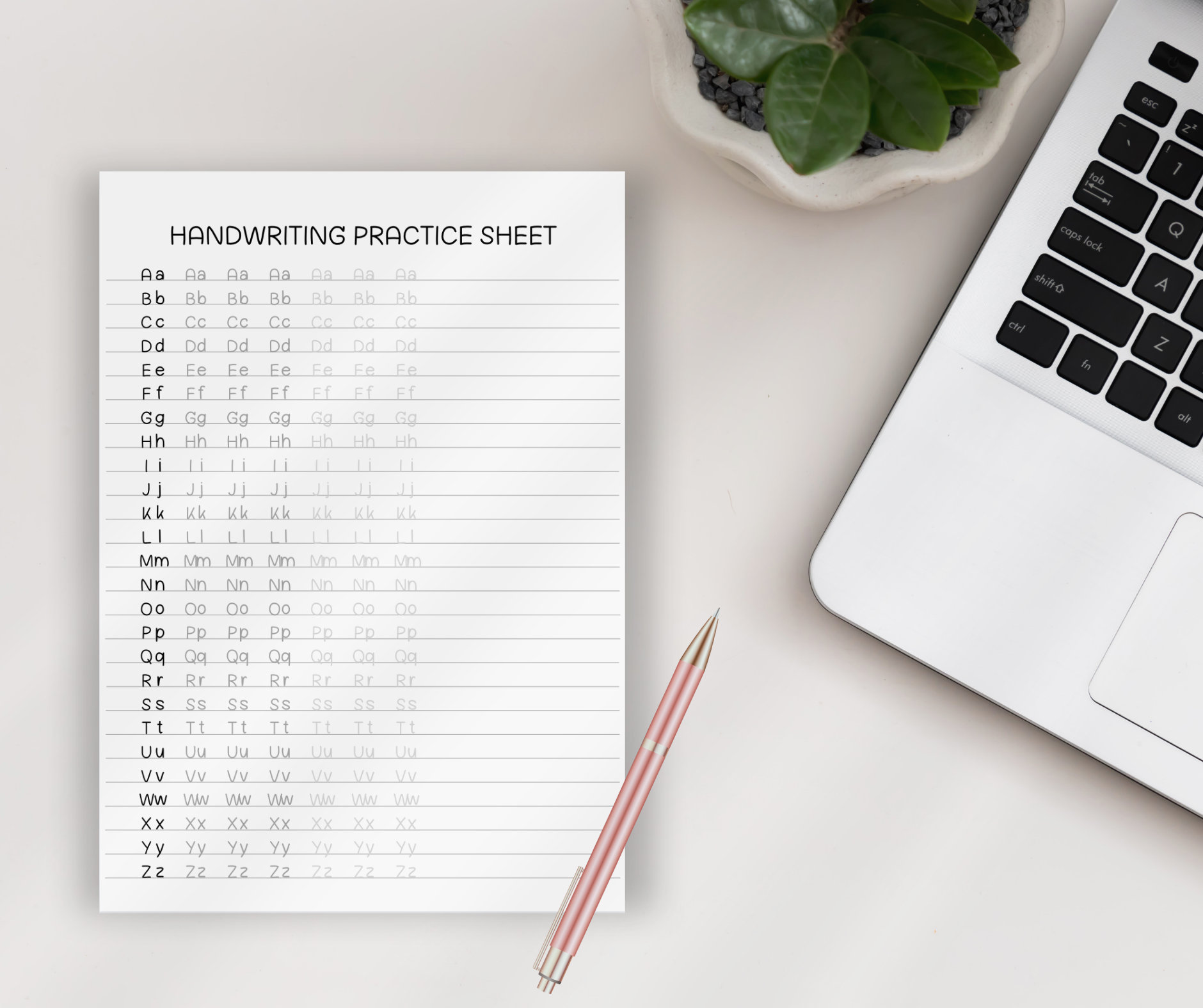 Printable Neat Handwriting Practice Sheet, 50 Pages Printable ...