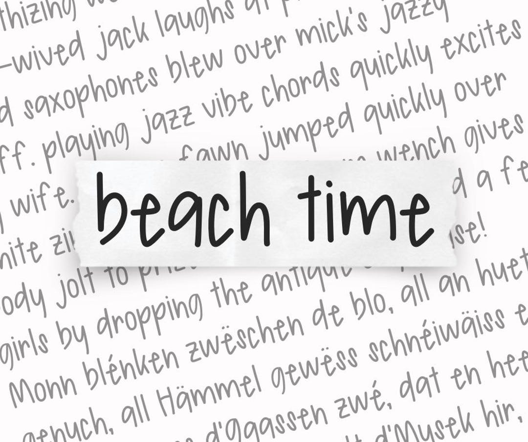 Whimsical Handwritten Font Script, Handwriting Font, Quirky Font for ...