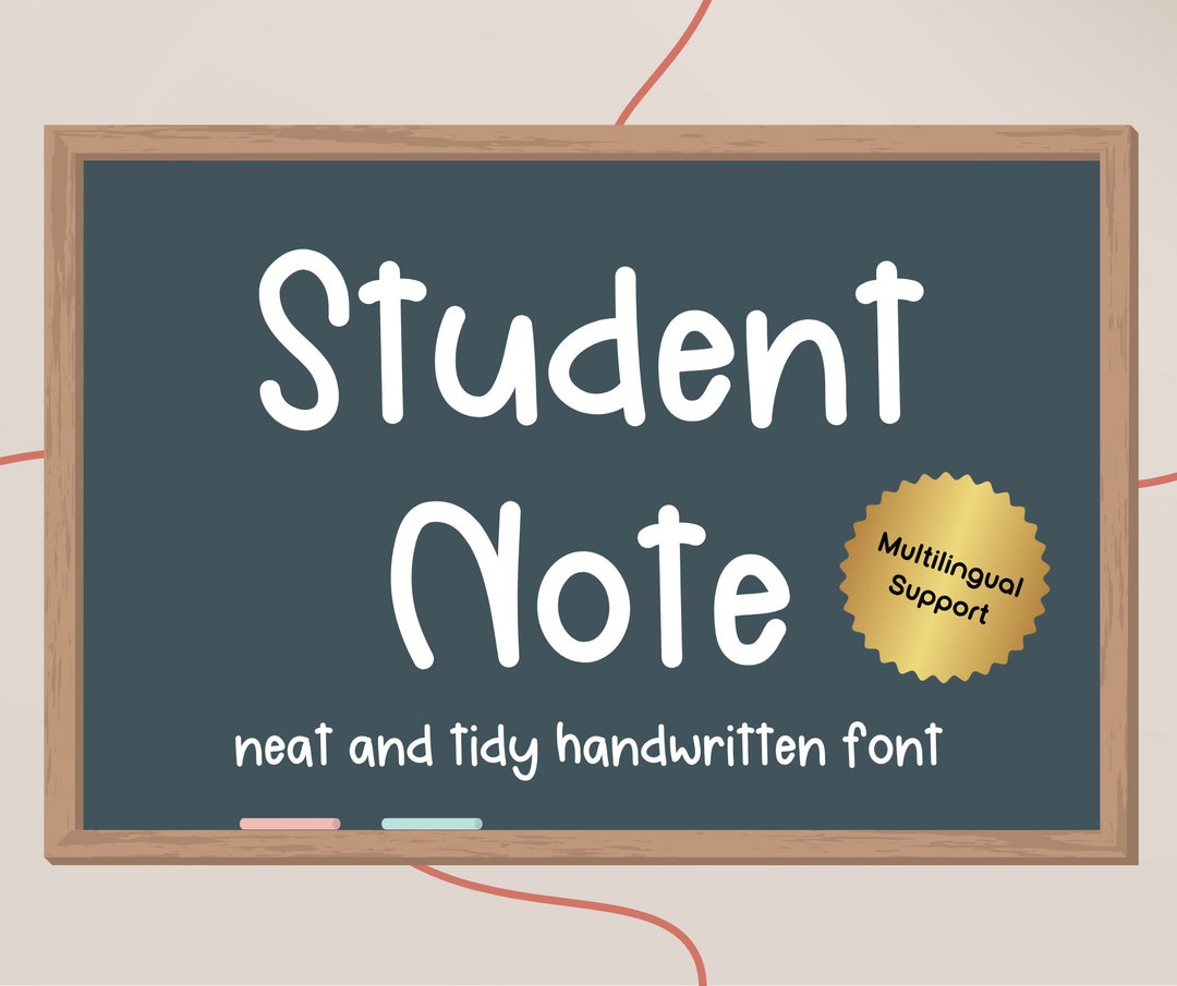 Handwritten Font, Goodnotes Simple Font, Planner 2024, Study Digital ...