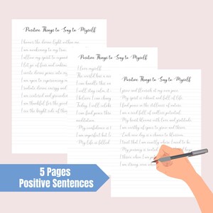 Cursive Calligraphy Practice Sheets: Handwriting Worksheets (PDF) - Etsy