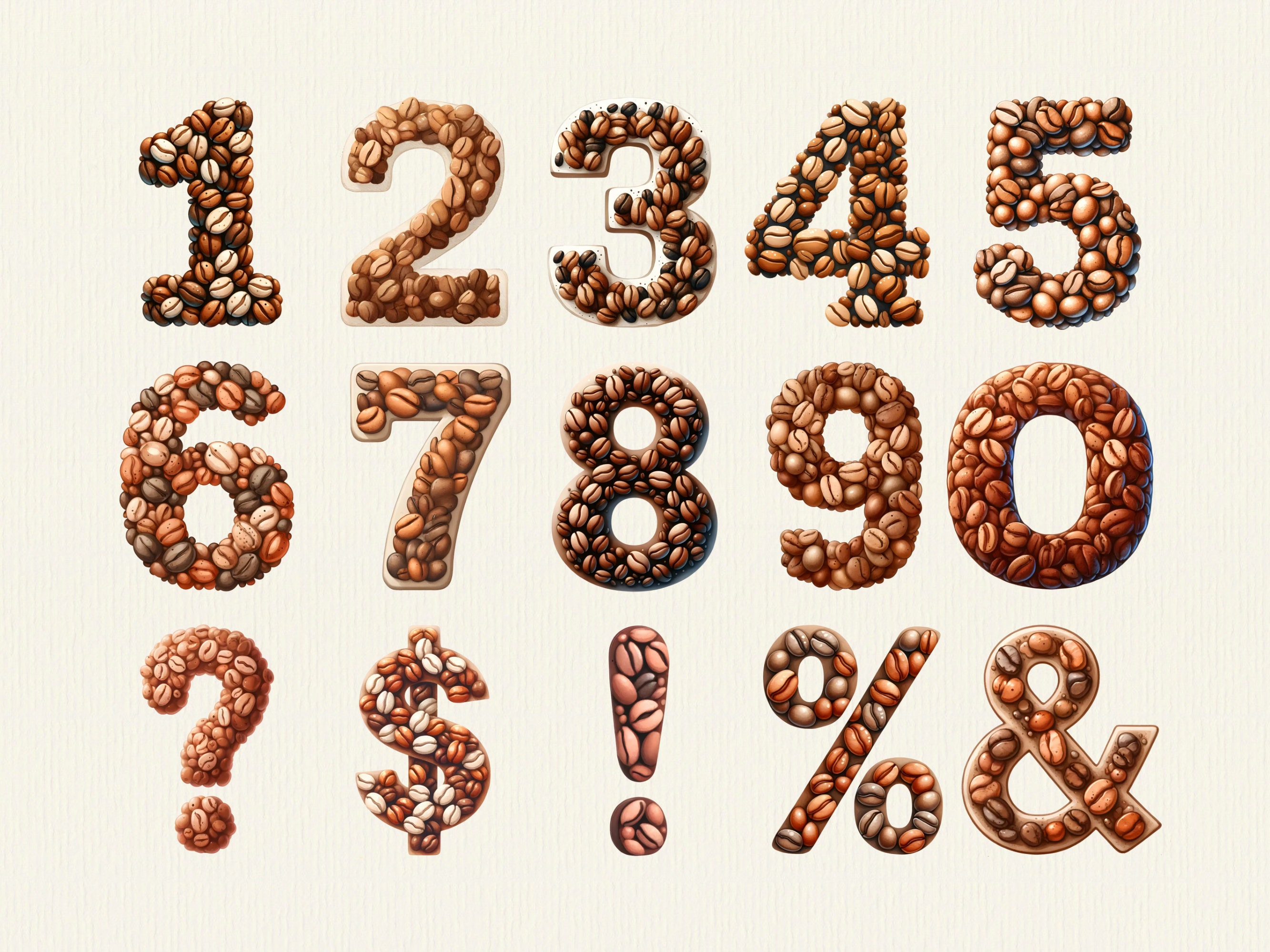 Coffee Alphabet Clipart Watercolor Coffee Letter PNG Drinks Clipart ...