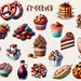 CHOCOLATE BAR Alphabets Watercolor Clipart PNG Transparent Background ...
