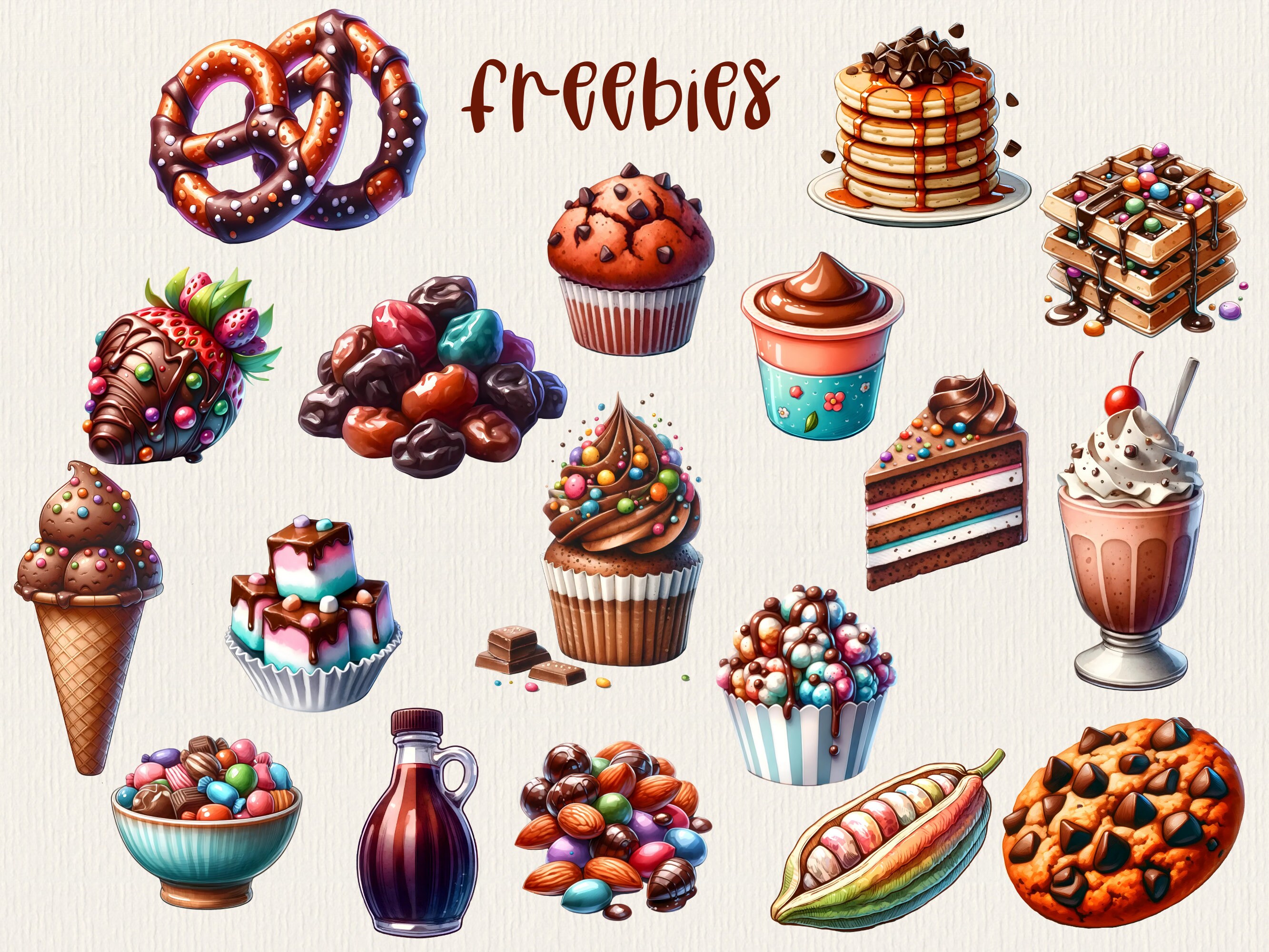 CHOCOLATE BAR Alphabets Watercolor Clipart PNG Transparent Background ...