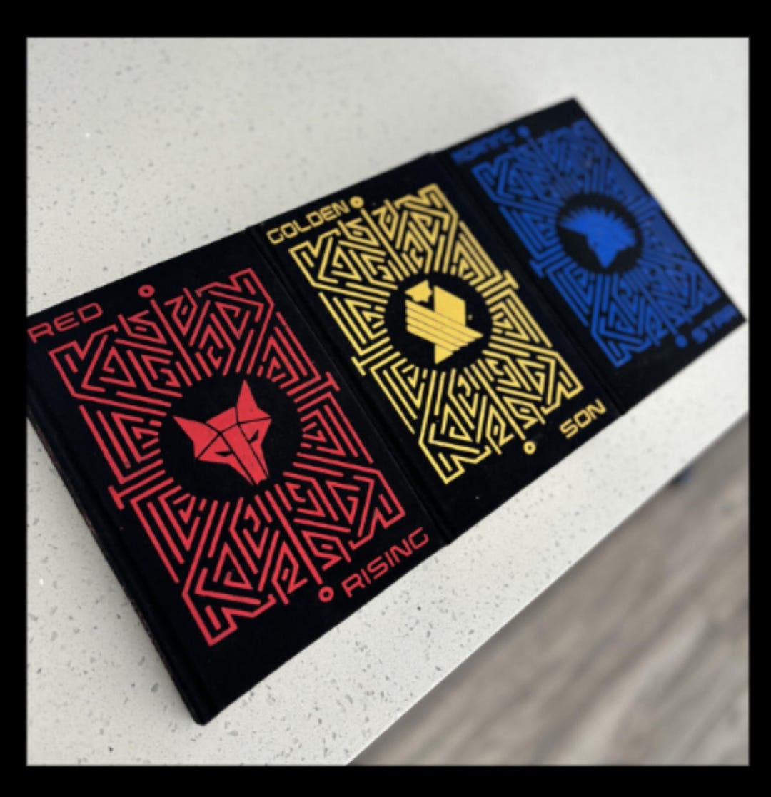 Red Rising Trilogy by Pierce Brown: Red Rising, Golden Son, Morning ...