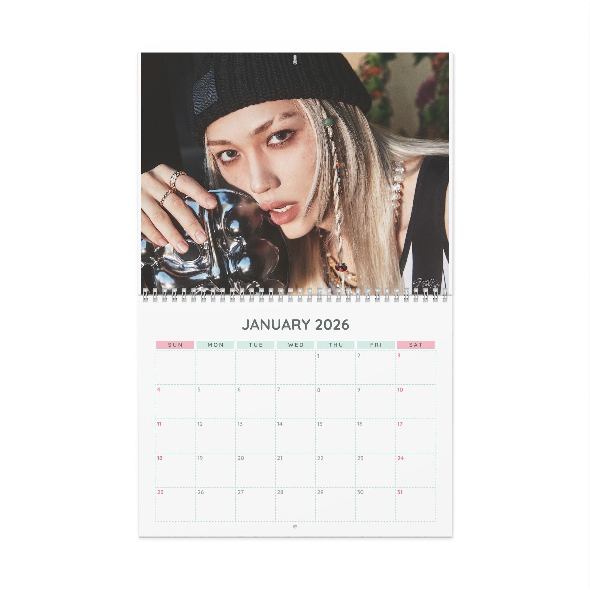 SKZ 2026 Wall Calendar: Kpop Stray Kids Fan Gift - Etsy