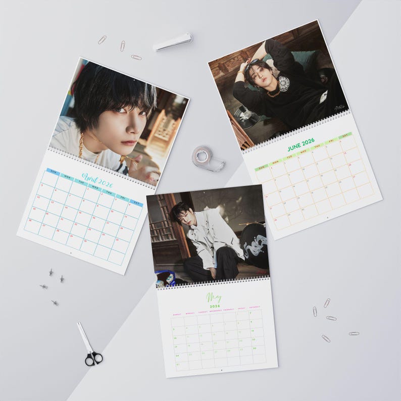 SKZ 2026 Wall Calendar: Kpop Stray Kids Fan Gift - Etsy