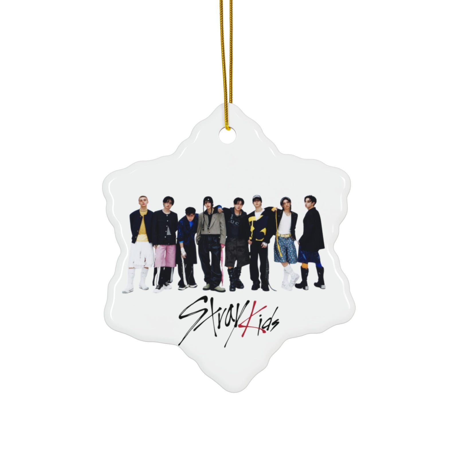 Stray Kids Ceramic Ornament, Kpop Fan Gift, Christmas Tree Decoration ...