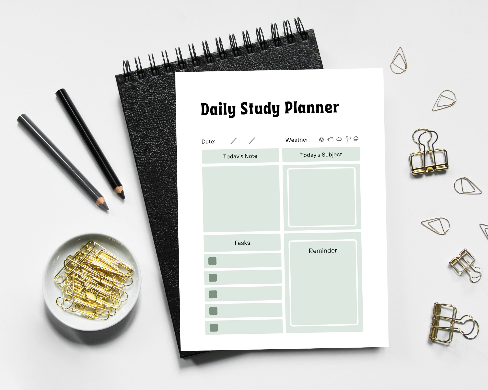 Printable Study Planner, Study Tracker, Assignment Organizer, Homework ...