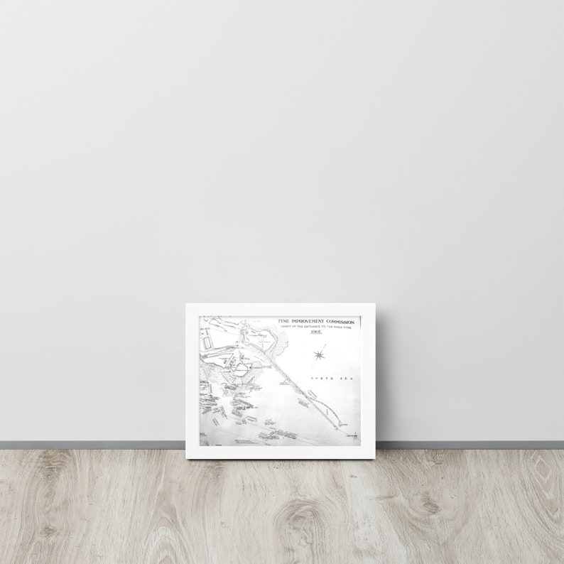 Shipwreck Map Tynemouth – Art Print Unframed - Etsy