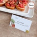 Farm Theme Food Label Card Digital Printable | Buffet Card Template ...