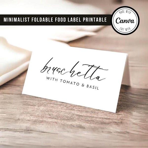 Buffet Food Labels - Etsy