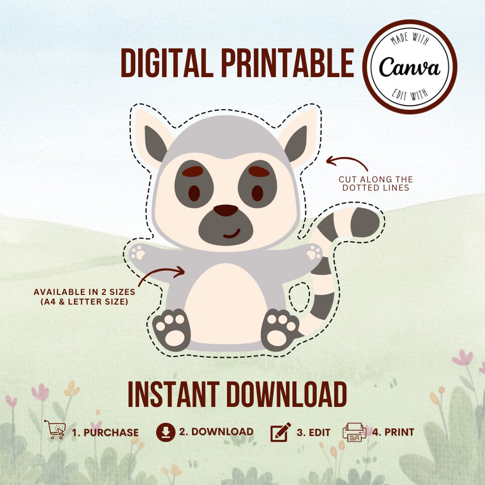Woodland Animals Printable Bunting Banner | Digital Printable | Instant ...