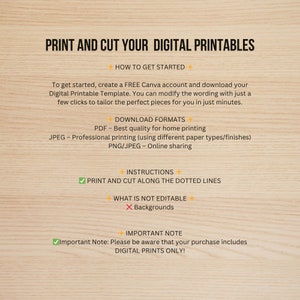 Minimalist Foldable Food Label Card: Canva Template (canva Editable ...