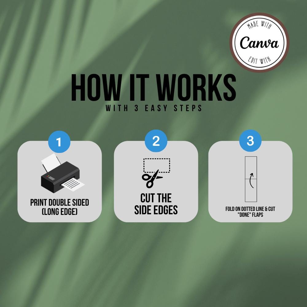 Safari Theme Morning Routine Chart, Folding Digital Printable, Flip ...