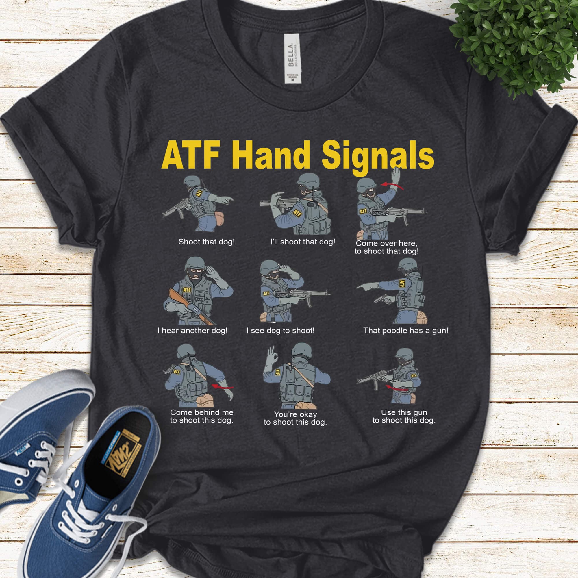 ATF Hand Signals Shirt Hand Signals Shirt Political Shirt - Etsy