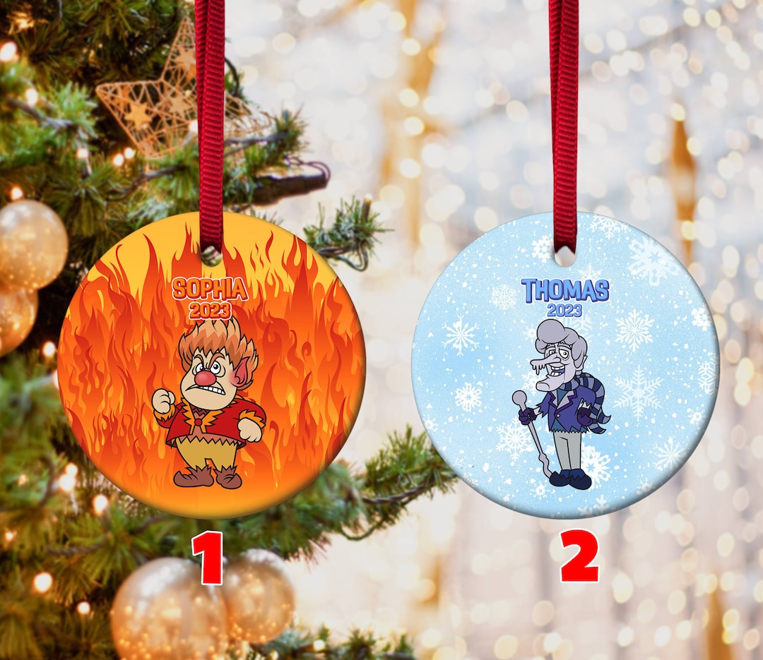 Heat and Snow Misers Inspired Ornament the Year Without Santa - Etsy