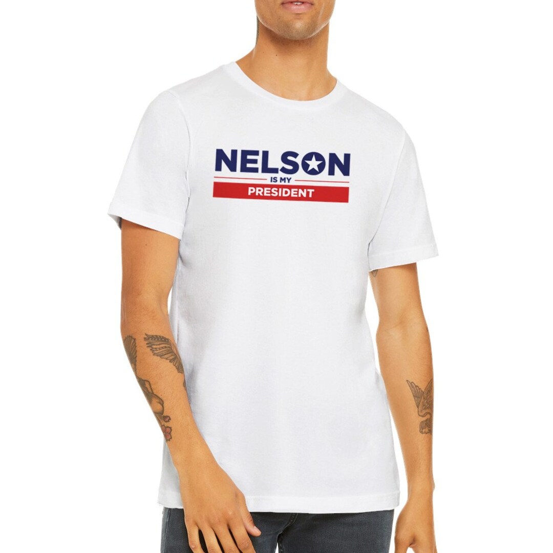 Red, White & Blue Block Design - Premium Unisex Crewneck T-shirt - Etsy