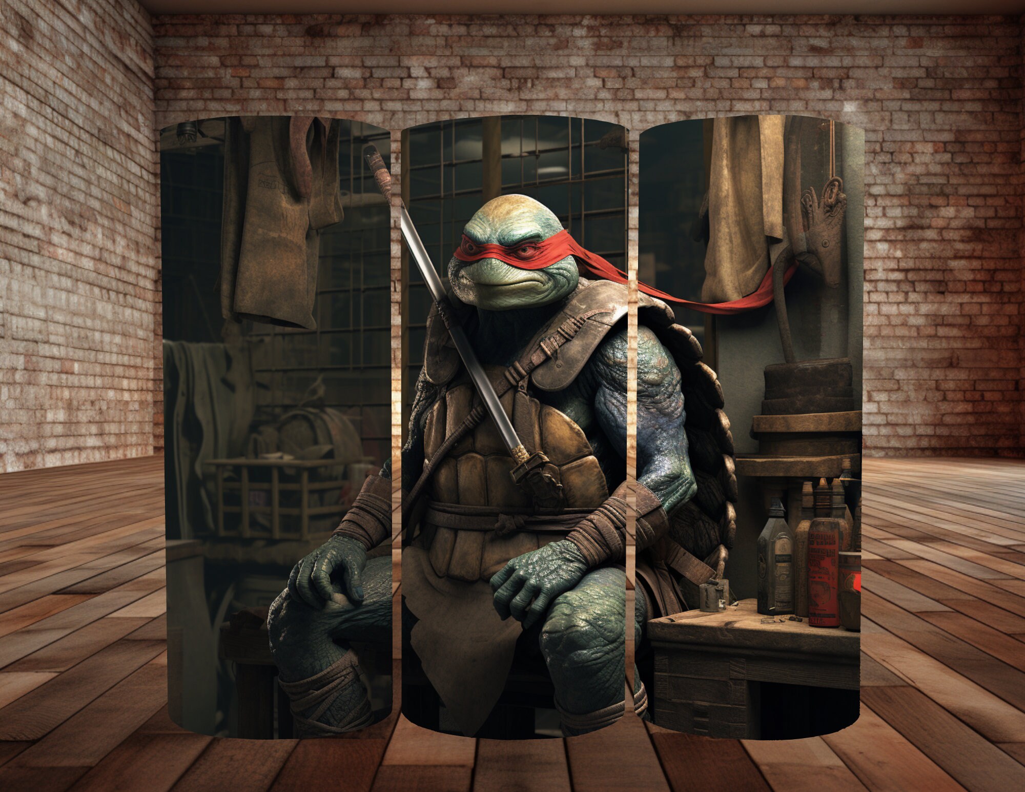 Ninja Turtle. 20 Oz Skinny Tumbler Wraps. Sublimation Design, PNG ...