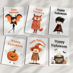 64 Spooky Halloween Orange Character Clip Art Bundle High-resolution ...