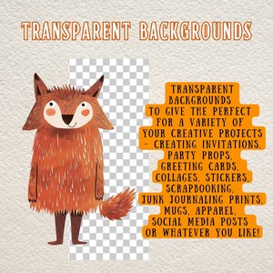 64 Spooky Halloween Orange Character Clip Art Bundle High-resolution ...