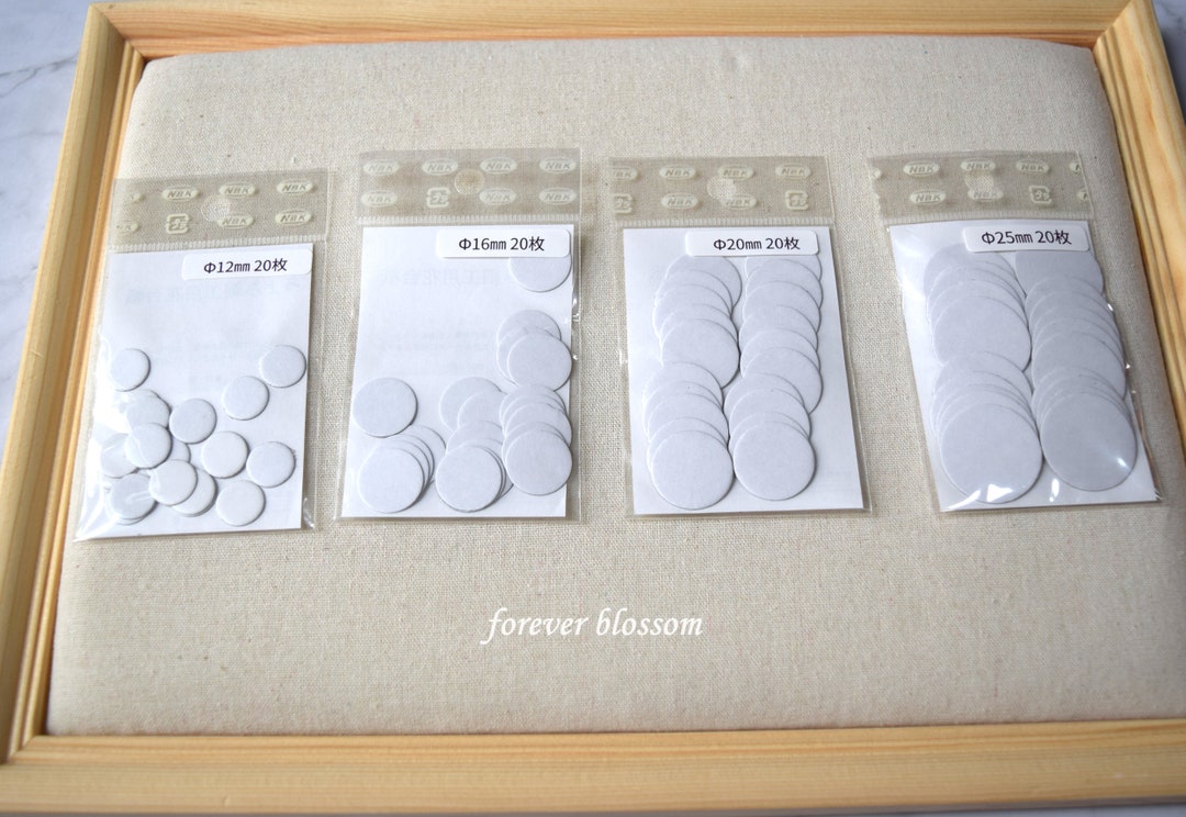 White Round Cardboard Bases for Tsumami Craft, Base for Flower Making ...