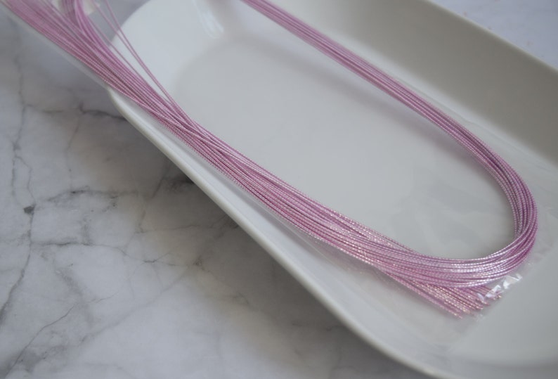 Japanese Mizuhiki Paper Cords, Art Knots, Silver, Pink, Blue, Japanese ...