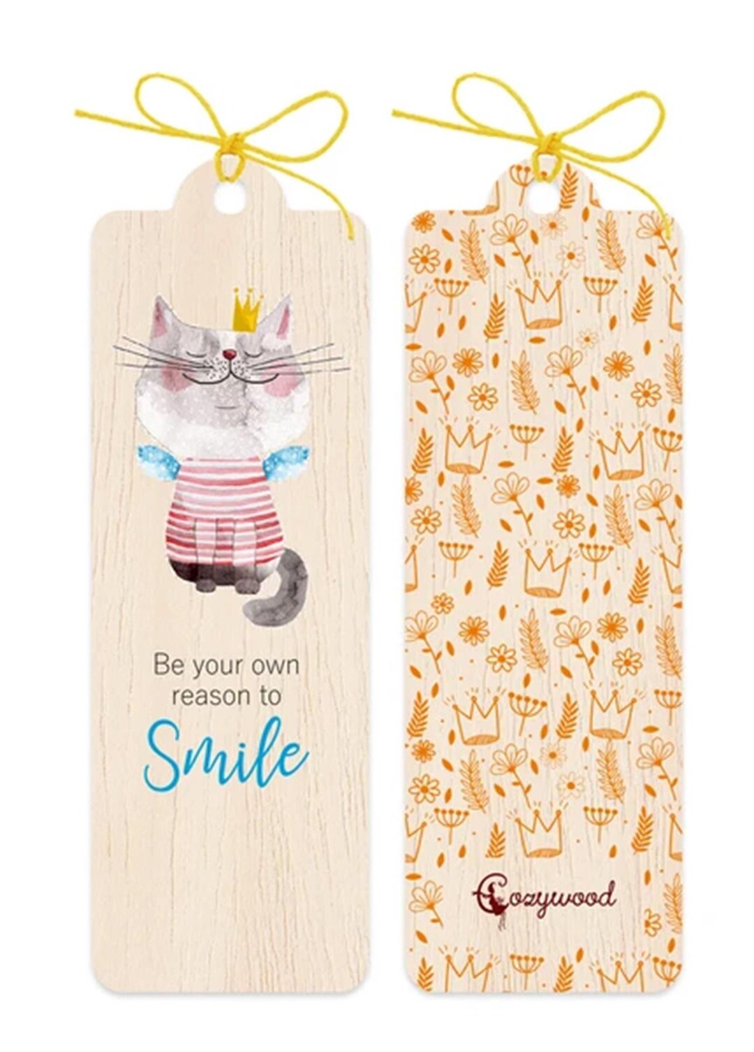Japanese Bookmark Wooden, Cat Bookmarks, Painted, Gift for Father ...