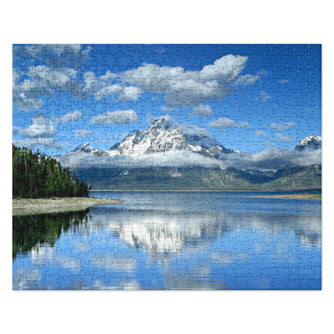 Beautiful Mountain Scene Jigsaw Puzzle - Etsy