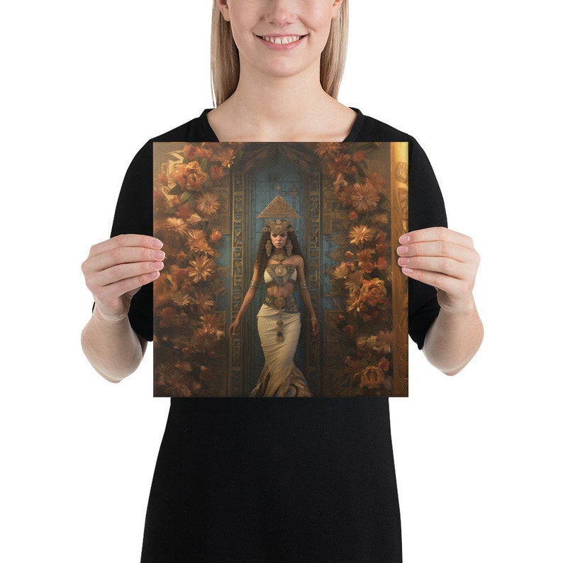 Nisaba Goddess Canvas - Etsy