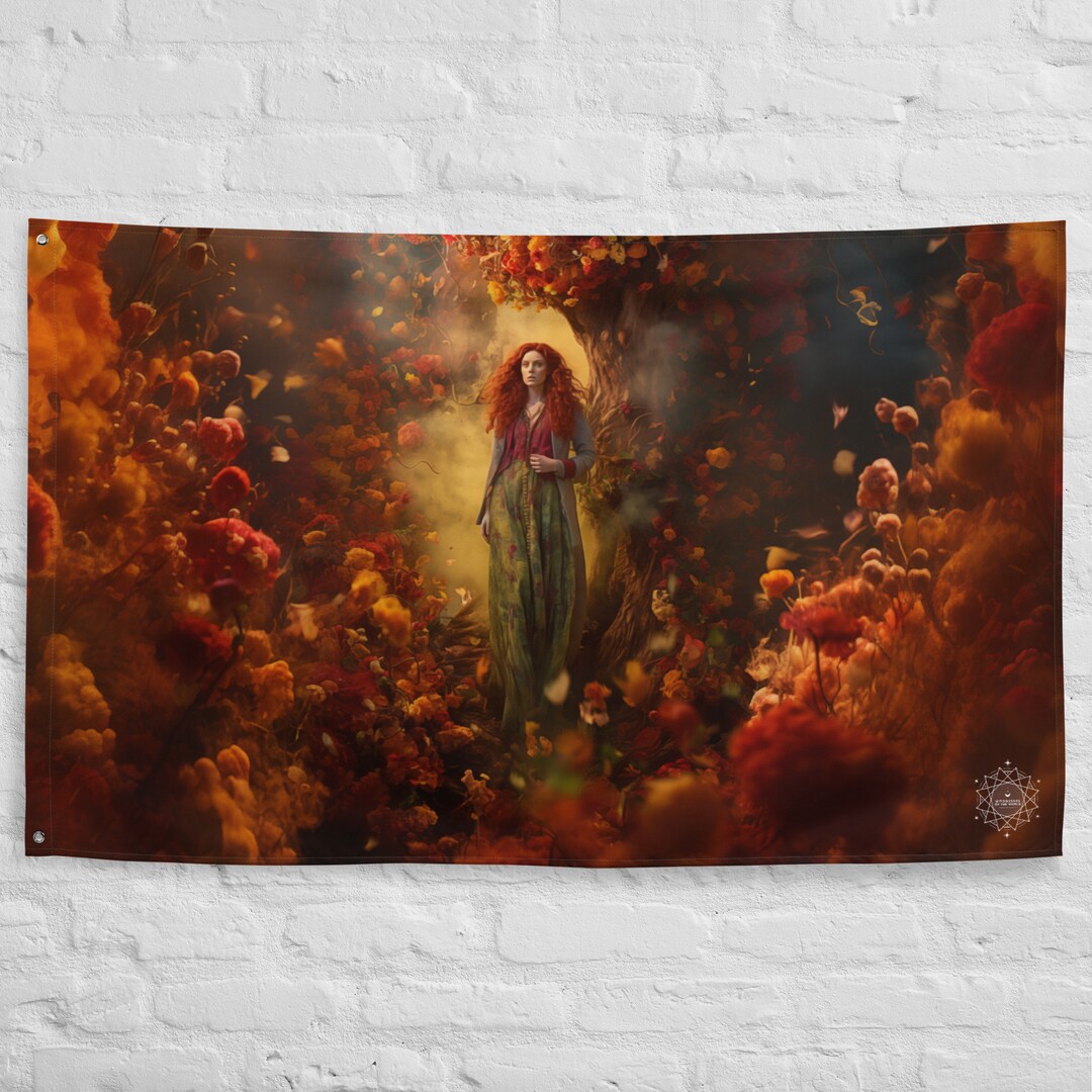Brigid Goddess Flag Wall Art - Etsy