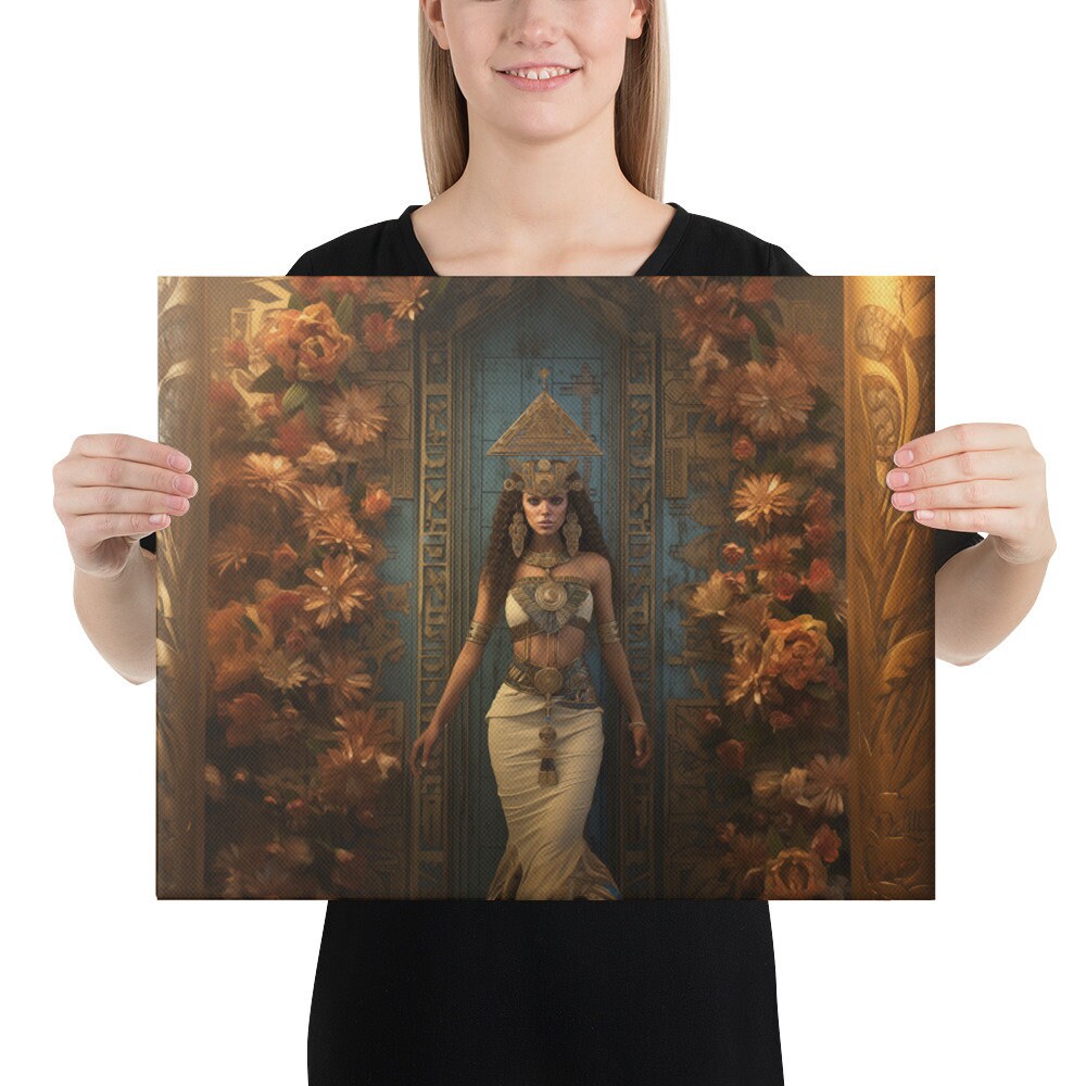 Nisaba Goddess Canvas - Etsy