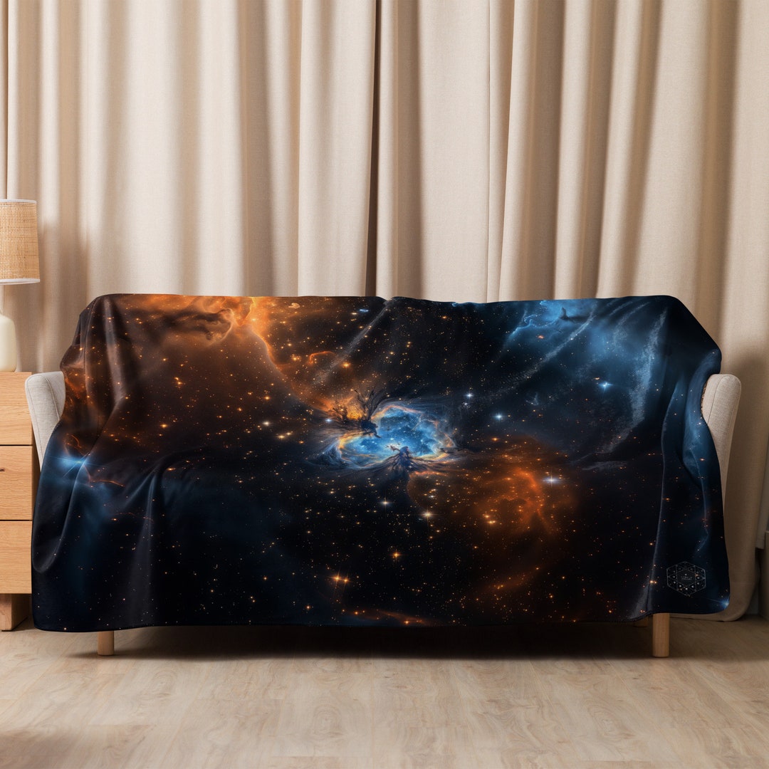 Dumbbell Nebula Dreams Fluffy Blanket - Etsy