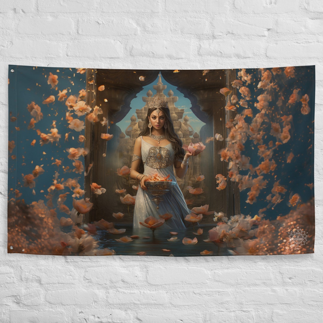 Anahita Goddess Flag Wall Art - Etsy