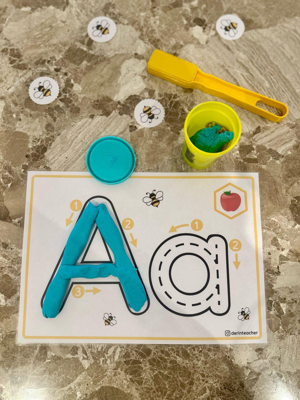 Letters Better Bee Fun! – Bee-themed Letter Tracing Worksheet ...