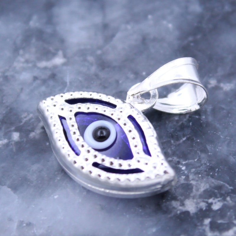 Sterling Silver Ojo Charm - Etsy
