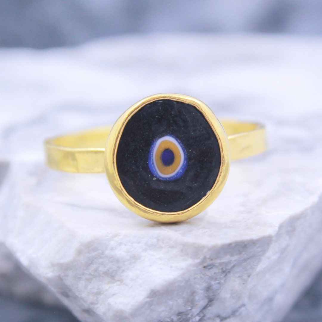 Evil Eye Silver Ring, 925K, Statement Ring, Silver Ring, Personalized ...