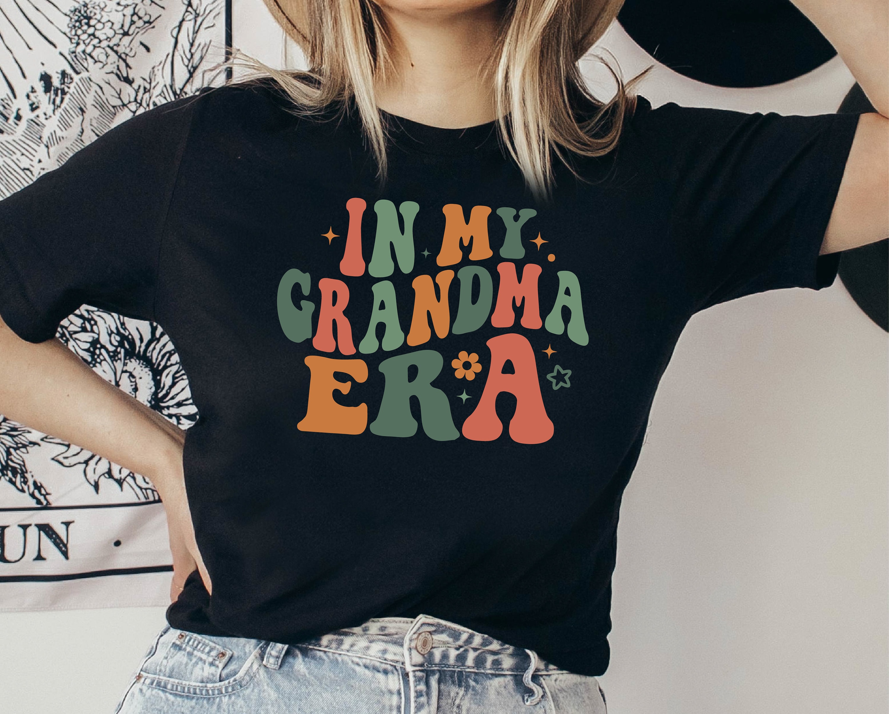 In My Grandma Era Shirt, Cool Grandma Shirt, Funny Grandma Shirt, Best ...