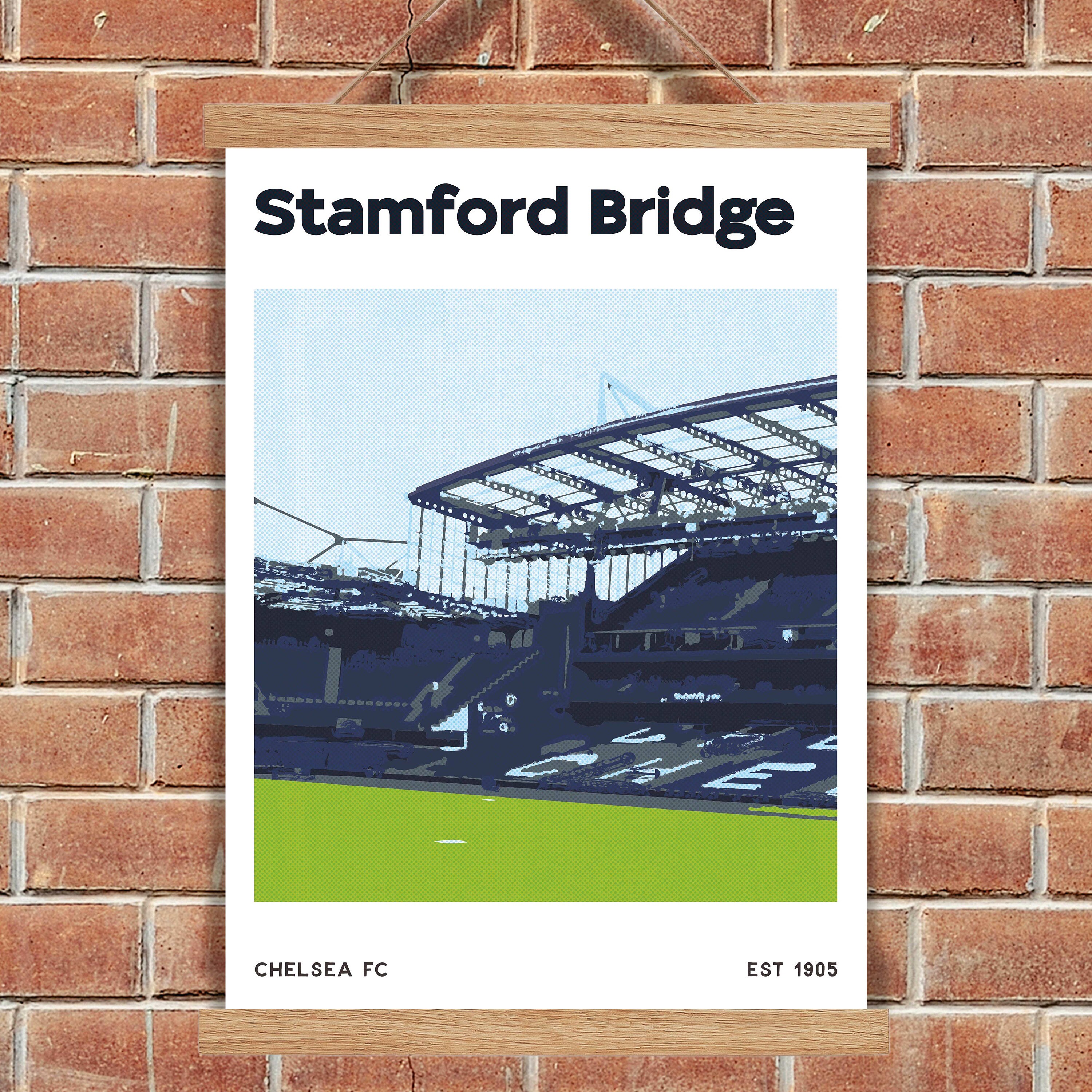Stamford Bridge Stadium Chelsea FC Poster Art Print - Etsy