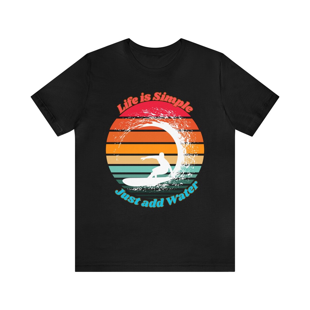 Retro Surf T-shirt, Surfing Apparel, Vintage Surf T-shirt, Beach ...